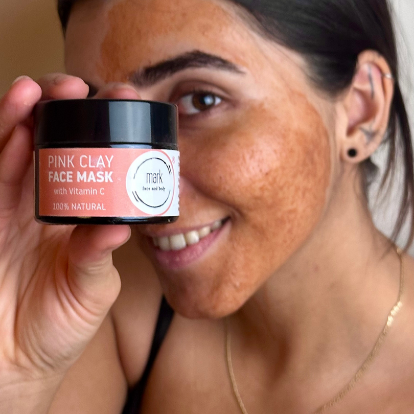 MARK Pink clay face mask - redukcia vrások a pigmentových škvŕn ...